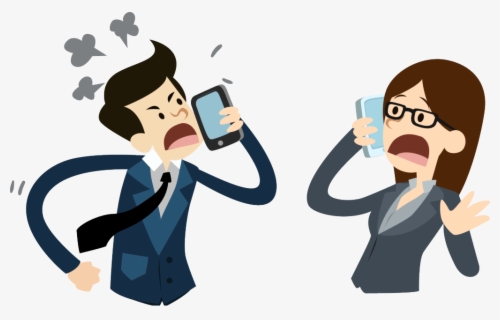 Angry Customer Png Clipart , Png Download - Handling Customer ...
