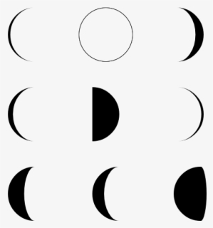 Moon Phases Icons - Phases Of The Moon Icon , Free Transparent Clipart ...