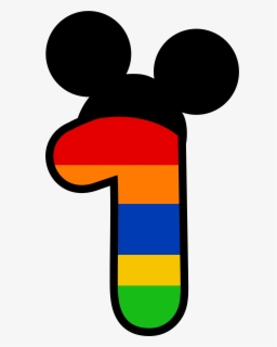 25 Images Of Disney Number 3 Template - Número 1 Mickey Png , Free ...