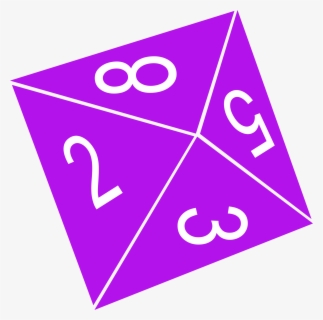 8 Dots Dice Clipart Kid - One Dice Transparent Background , Free ...