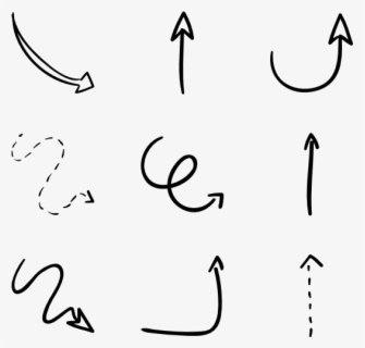 Download Hand Drawn Arrow Transparent Background Clipart - Hand Drawn ...