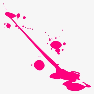 Paint Pink Splatter Clip Art At Clker - Pink Paint Splatter Transparent ...