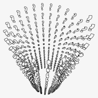 Question Mark Spiral Clip Arts - Question Mark Line Drawing , Free ...