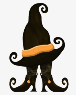 Witch Hat And Shoes Picture Clip Art - Halloween Witch Hat Png , Free ...