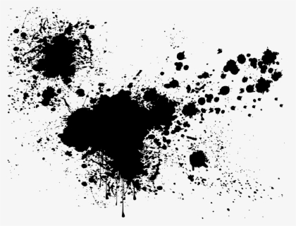 Splat Outline Clip Art - White Paint Splatter Clip Art , Free ...