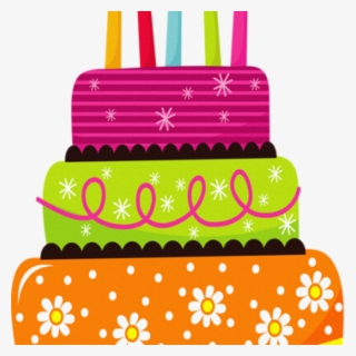 Cake Clipart Rectangle - Transparent Background Birthday Cake Clipart ...