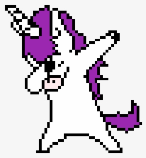 Dabbing Unicorn Pixel Art , Free Transparent Clipart - ClipartKey