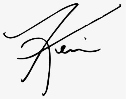 Signature - Line Art , Free Transparent Clipart - ClipartKey