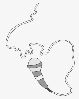Mic Clipart Cord Png - Illustration , Free Transparent Clipart - ClipartKey