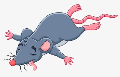 Dead Mouse Cartoon Clipart , Png Download - Dead Rat Clipart Free ...