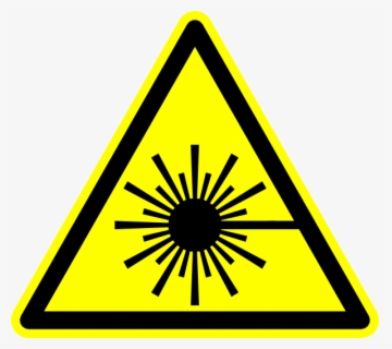 Laser Symbol Clip Art Free Vector 4vector - Bright Light Warning Sign ...