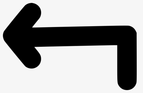 Turn Left Arrow Svg Png Icon Free Download - Sign , Free Transparent ...