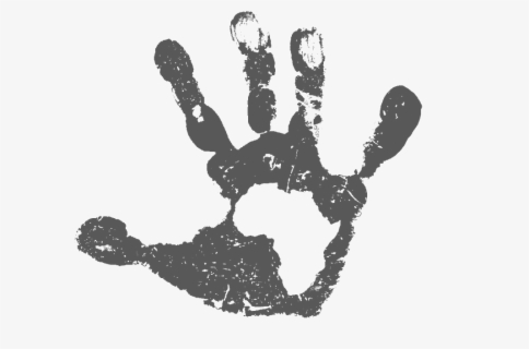 Closed Hand Clipart Free Clipart Image Image - Handprint Clipart Black ...