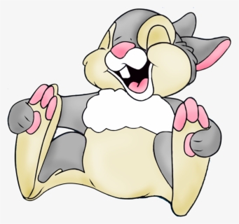 Sticker Thumper Disney Cute - Thumper Bambi Drawing , Free Transparent ...