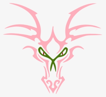 Transparent Pink Dragon Clipart - Simple Dragon Clip Art , Free ...