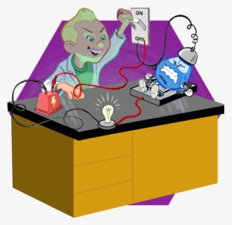 Transparent Electricity Clipart - Funny Electrician Cartoon , Free ...