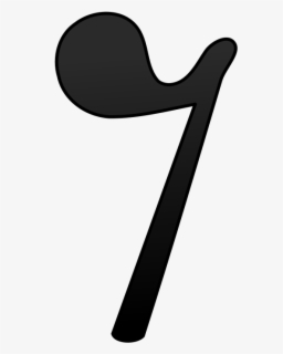 Download Transparent Eighth Note Clipart - Music Note Upside Down ...