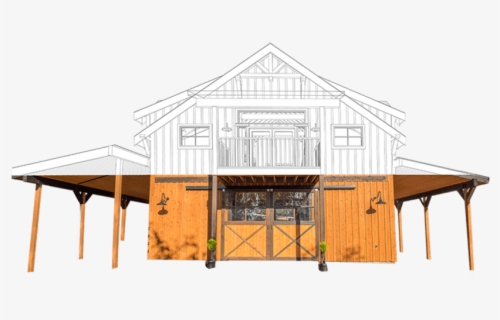 Drawing Barns Simple - House , Free Transparent Clipart - ClipartKey