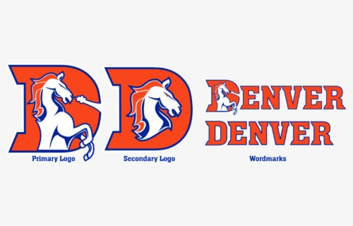 Denver Broncos Logo Png - Cool Denver Broncos Lettering , Free ...