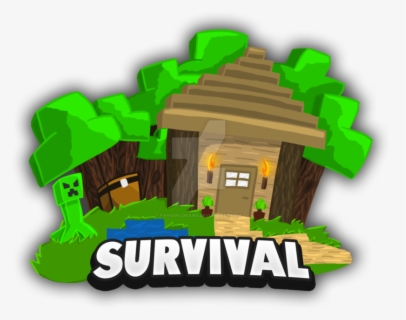 Survival By Fangurldraws On - Minecraft Survival Logo , Free ...