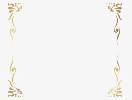 Transparent Decorative Banner Png - Red Corner Border Png , Free ...