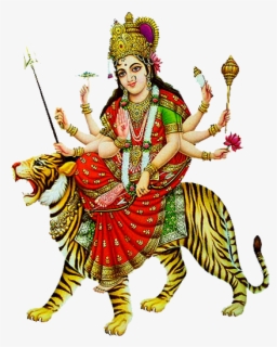 Sheran Wali Mata Png Free Background - Jay Ambe Maa Png , Free ...