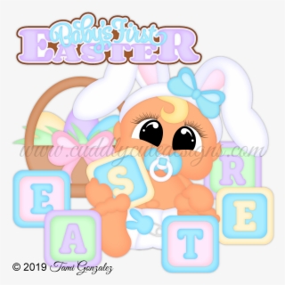 Baby"s First Easter - Cartoon , Free Transparent Clipart - ClipartKey