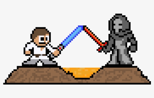 Pixel Art Luke Skywalker , Free Transparent Clipart - ClipartKey