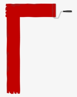 Transparent Streak Clipart - Paint Roller Border , Free Transparent ...