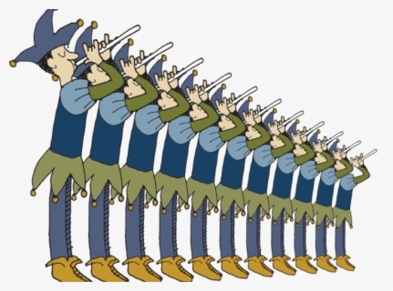 Download 11 Pipers Piping - ClipartKey