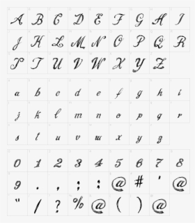 Clip Art In Cursive Fonts - Font Cursive , Free Transparent Clipart ...