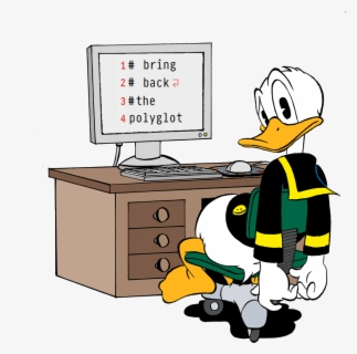 Duck Smashing Computer Clip Art , Free Transparent Clipart - ClipartKey
