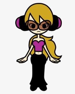 Heaven Clipart Pitcher - Rhythm Heaven Characters Girl , Free ...