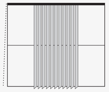 Drawing Blind Center Split - Center Stack Vertical Blinds , Free ...