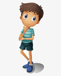 Boy Thinking - Boy Thinking Png , Free Transparent Clipart - ClipartKey