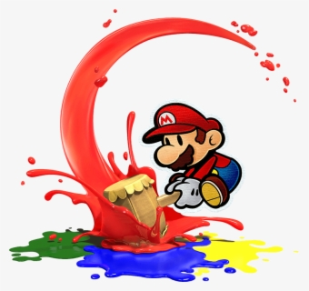 Transparent Repeat Clipart - Mario De Paper Mario Color Splash , Free ...