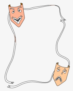 Transparent Acting Clipart - Yellow Theatre Masks Transparent ...