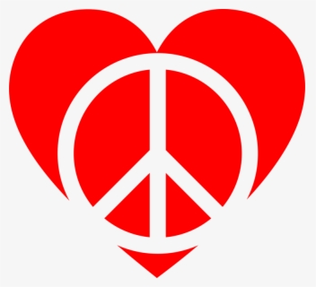 Clipart - Heart Peace Sign Png , Free Transparent Clipart - ClipartKey