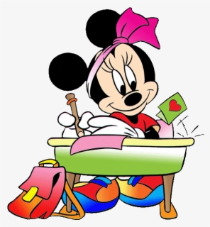 Minnie Mouse Clipart Teacher - Minnie Mouse School , Free Transparent ...
