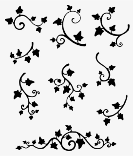 Line Clipart Ivy - Simple Ivy Tattoo Design , Free Transparent Clipart ...