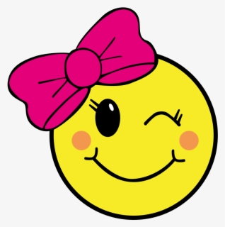 Smiling Girl Emoji , Free Transparent Clipart - ClipartKey
