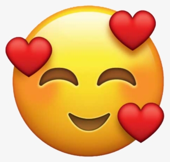 Transparent Png Emoticons - Heart Face Emoji Png , Free Transparent ...