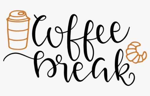 Coffee Break - Calligraphy , Free Transparent Clipart - ClipartKey