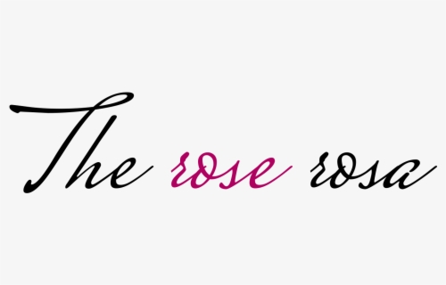 The Rose Rosa - Calligraphy , Free Transparent Clipart - ClipartKey