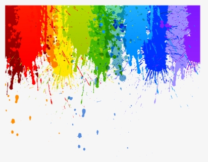 Rainbow Paint Splatter Remixit - Picsart Color Splash Png , Free ...