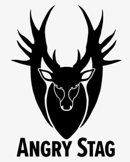 Stag Drawing Angry And Elegance - Angry Stag Logo , Free Transparent ...