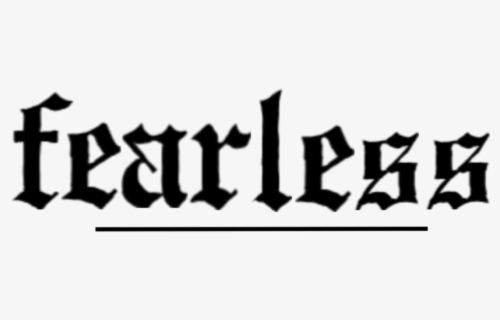 Fearless - Fe4rless Profile , Free Transparent Clipart - ClipartKey