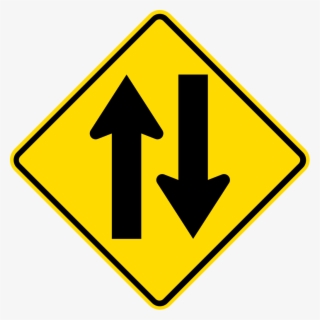 Jamaica Road Sign W30-2 - Road Sign With Squiggly Arrows , Free ...