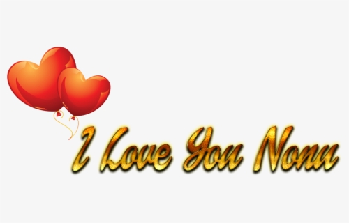 I Love You Nonu Heart Png - Happy Birthday Janu Png , Free Transparent ...