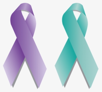 Transparent Teal Ribbon Png - Transparent Background Teal Ribbon , Free ...
